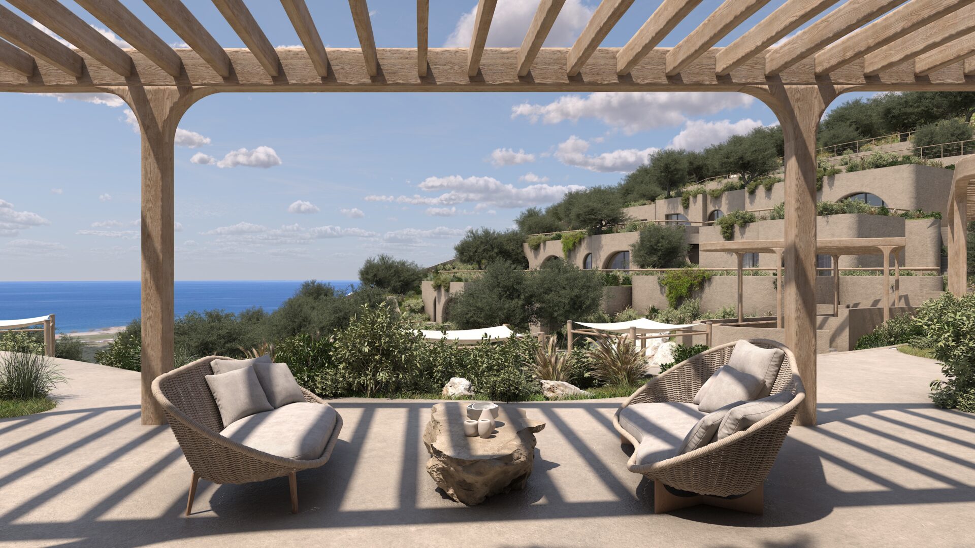 Tella Thera, Crete, Greece . Pieris.Architects