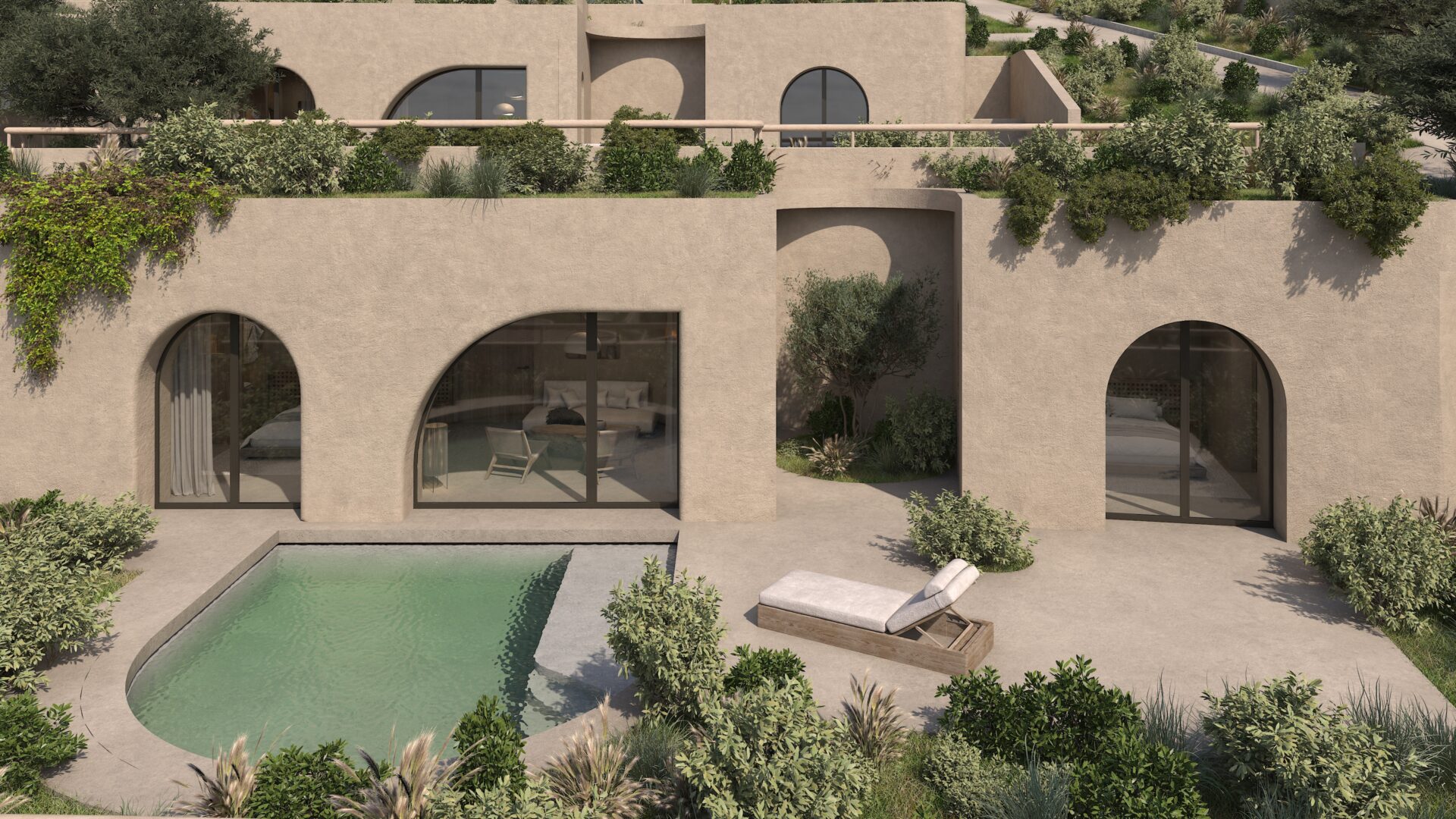 Tella Thera, Crete, Greece . Pieris.Architects